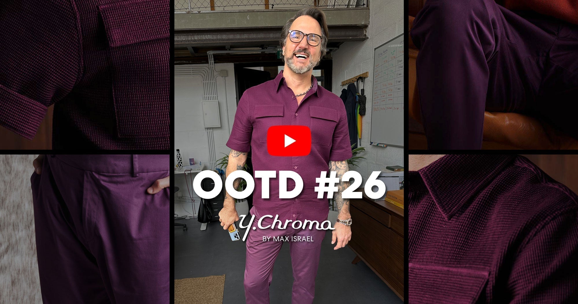 Two great fabrics with one great color for a classic outfit – Y.Chroma ...