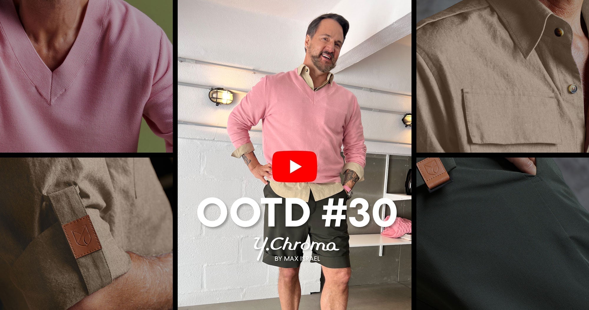 A shorts-with-socks look – Y.Chroma Apparel